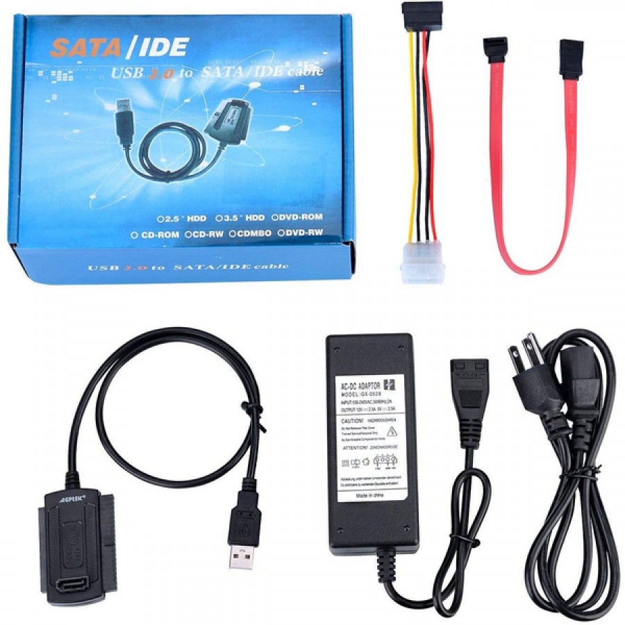 SATA & IDE USB 2.0 CONVERSION CABLE - Cell Phone Repair & Computer ...